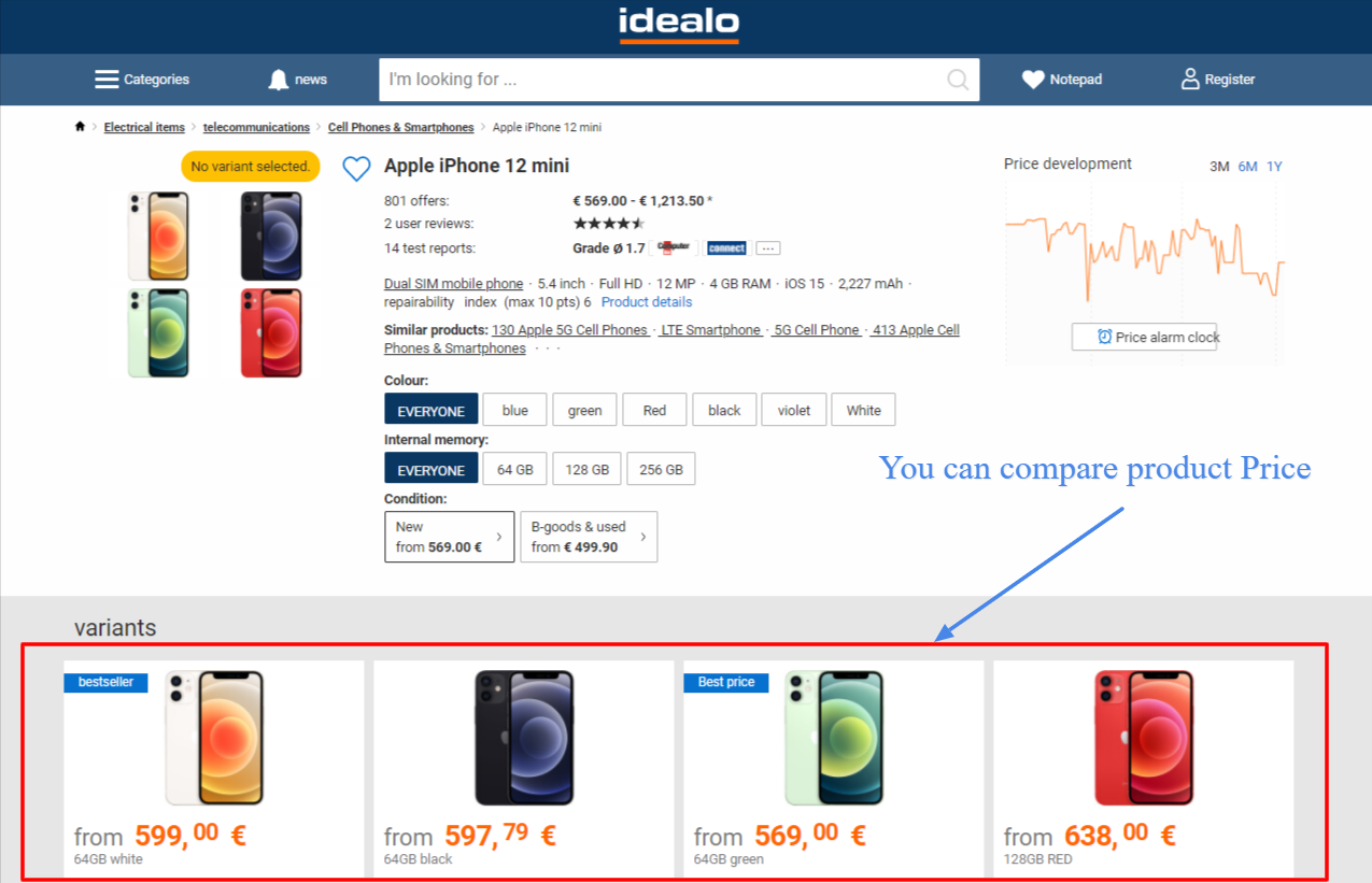 Product Comparison | ZeeClick